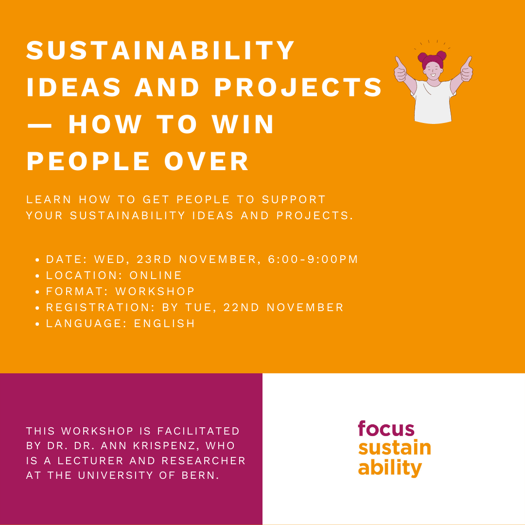 HES-SO - Workshop : Sustainability ideas and projects - How to win ...